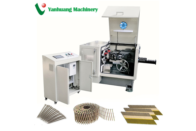high speed nail making machine, automatic nail making machine, industrial nail making equipment ...